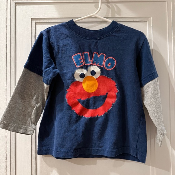 Sesame Street | Shirts & Tops | Y2k Sesame Street Elmo Long Sleeve Tee ...